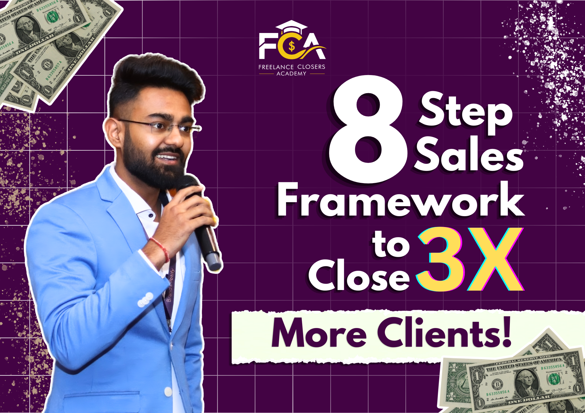 8 Step Sales Framework – Close More Clients Workshop